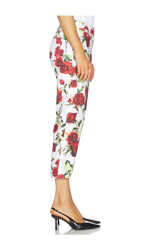 L'Agence Blaine Low Rise Crop Stovepipe Jean