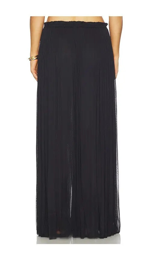 Hanne Bloch Silk Tulle Skirt - Black