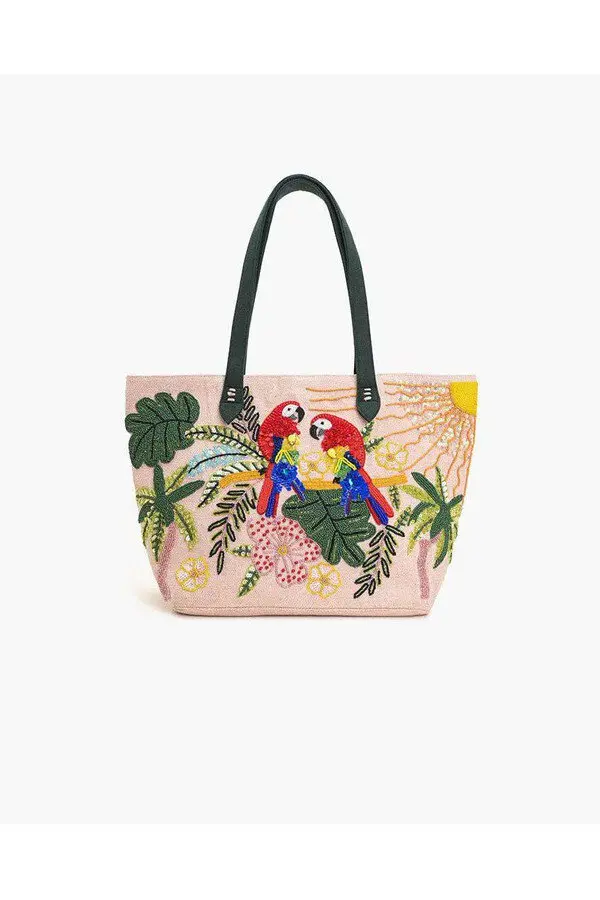 Yumi Kim Beaded Jacquard Tote