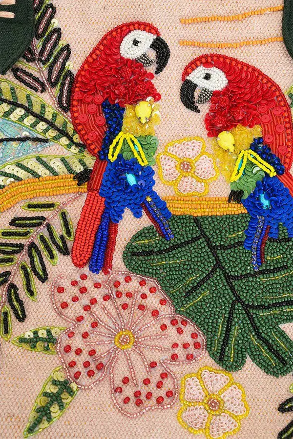 Yumi Kim Beaded Jacquard Tote