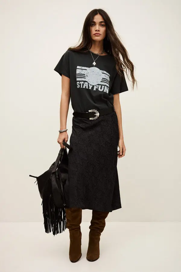 Ba&sh Rista Skirt - Black