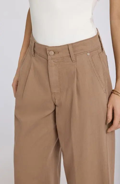 NYDJ Teresa Pleated Wide Leg Ankle Jeans