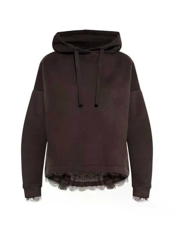 ALLSAINTS Lace-trimmed Hoodie