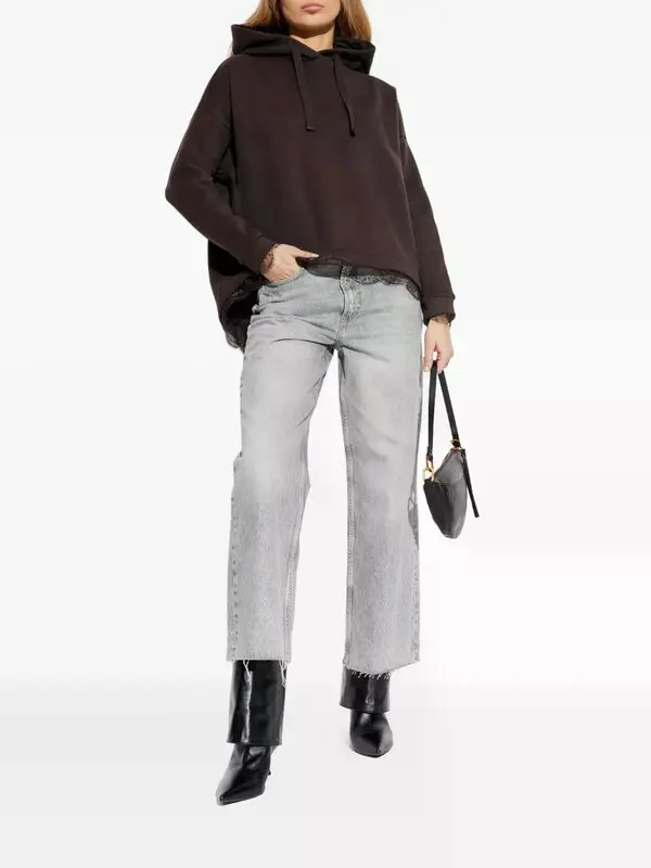 ALLSAINTS Lace-trimmed Hoodie