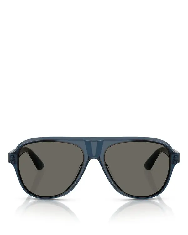 Oliver Spencer Aviator Sunglasses, 57mm