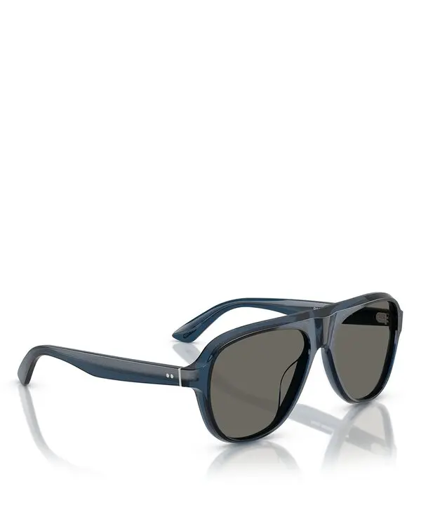 Oliver Spencer Aviator Sunglasses, 57mm