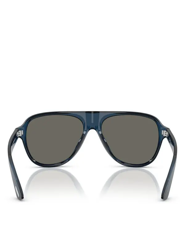 Oliver Spencer Aviator Sunglasses, 57mm