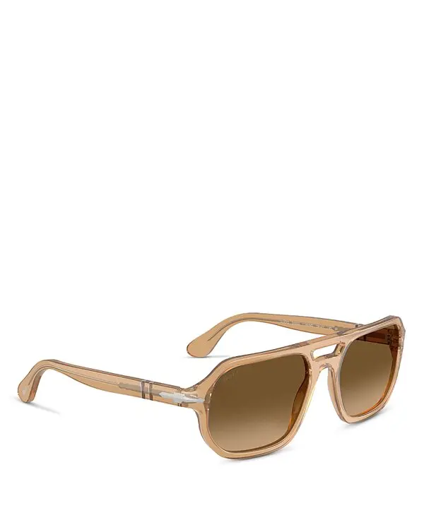 Persol 59mm Pillow Sunglasses - Opal Beige