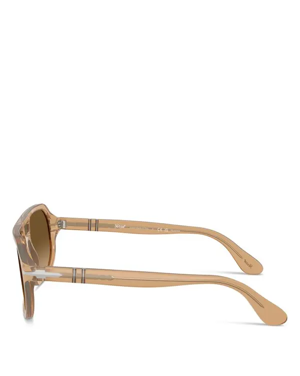 Persol 59mm Pillow Sunglasses - Opal Beige