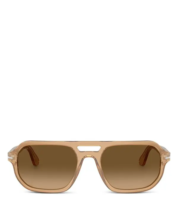 Persol 59mm Pillow Sunglasses - Opal Beige