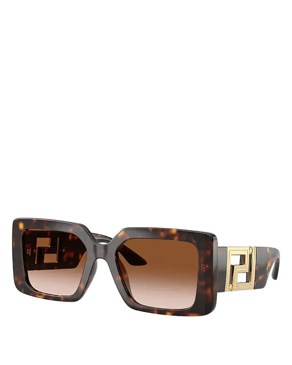 Versace Square Sunglasses 55mm - Havana