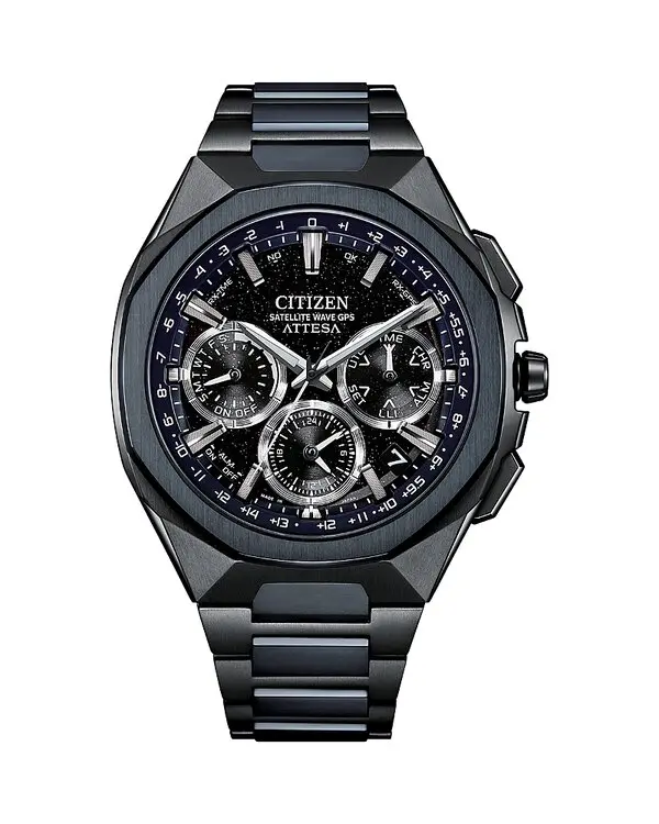 Citizen Attesa Chronograph, 43.2mm - Black