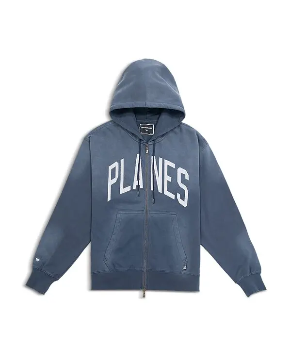 PAPER PLANES Zip Logo Hoodie