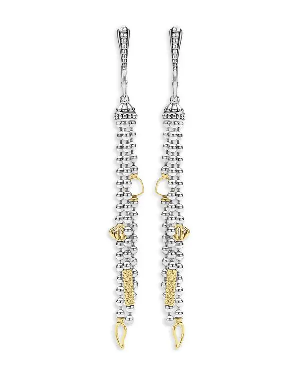 Lagos 18k Yellow Gold And Sterling Icon Tassel Drop Earrings