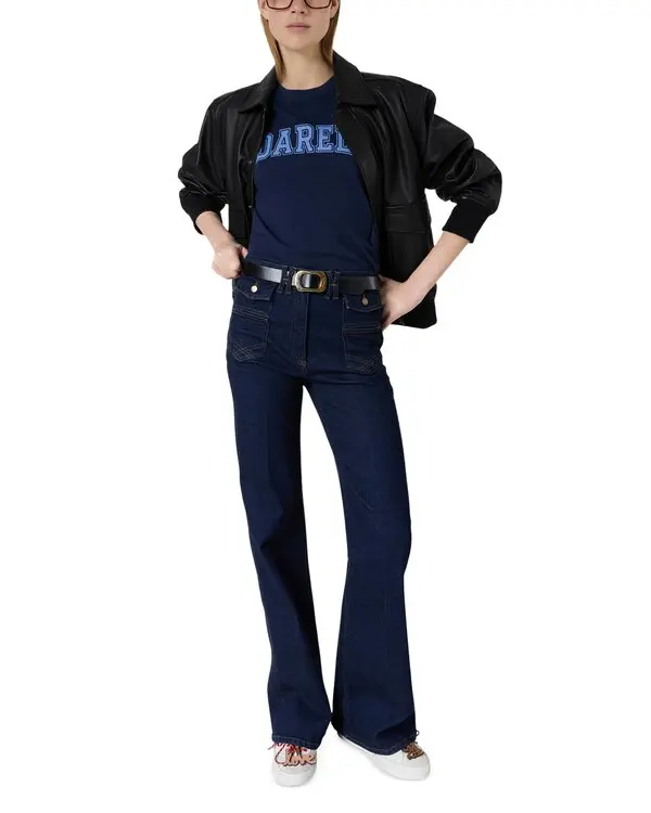 Gerard Darel Melly Varsity T-shirt - Navy