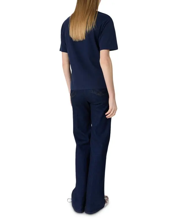 Gerard Darel Melly Varsity T-shirt - Navy