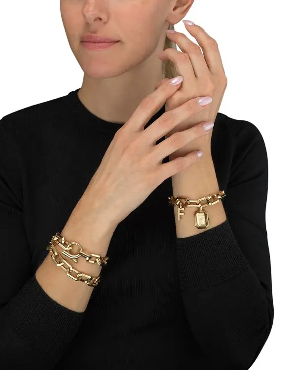 FERRAGAMO Charm Necklace Watch 16.6mm - Gold