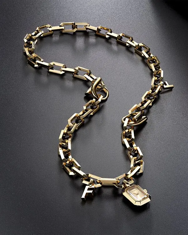 FERRAGAMO Charm Necklace Watch 16.6mm - Gold