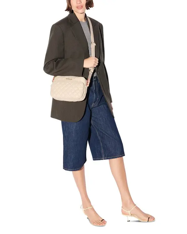 Mz Wallace Small Metro Camera Bag Ii - Buff/gold