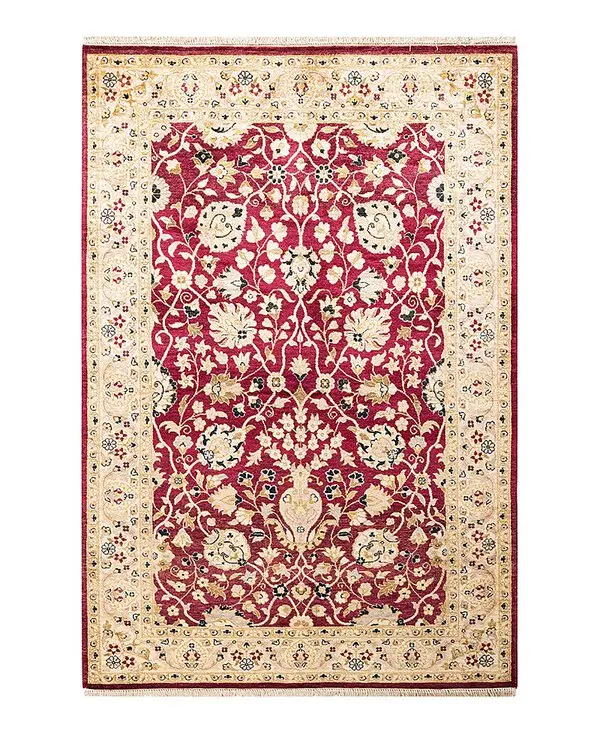 Bloomingdale'S Mogul M1352 Area Rug 4'1x6'1 - Red