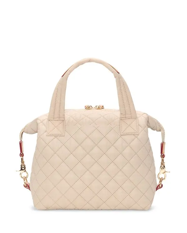 Mz Wallace Small Sutton Deluxe Bag - Buff/gold