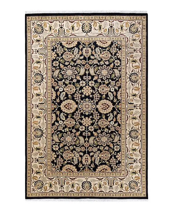 Bloomingdale'S Mogul M1272 Area Rug 6'0x9'3 - Black