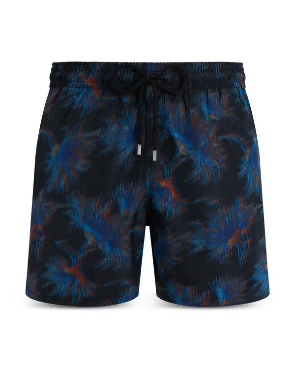 Vilebrequin X Maison Bucol Kyoto Printed Swim Shorts - Black