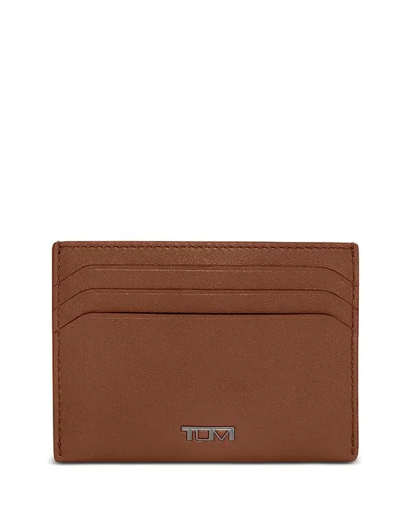 Tumi Slim Card Case - Cognac