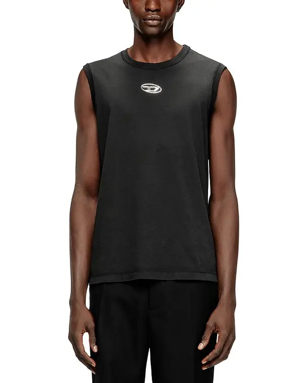DIESEL® Logo Graphic Tank Top - Black