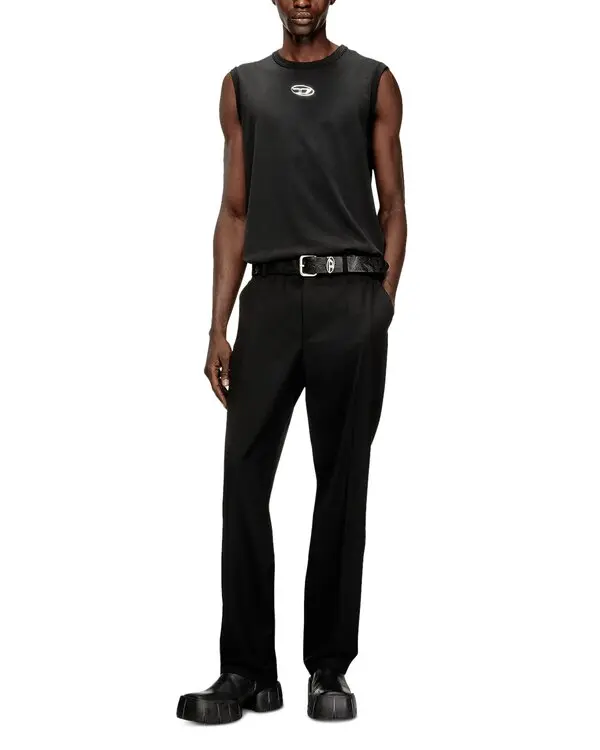 DIESEL® Logo Graphic Tank Top - Black