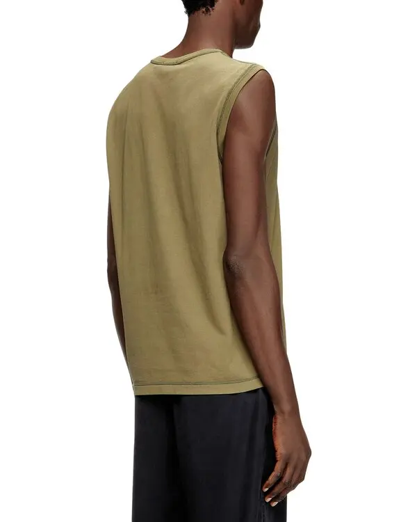 DIESEL Logo Graphic Tank Top - Leaf Green