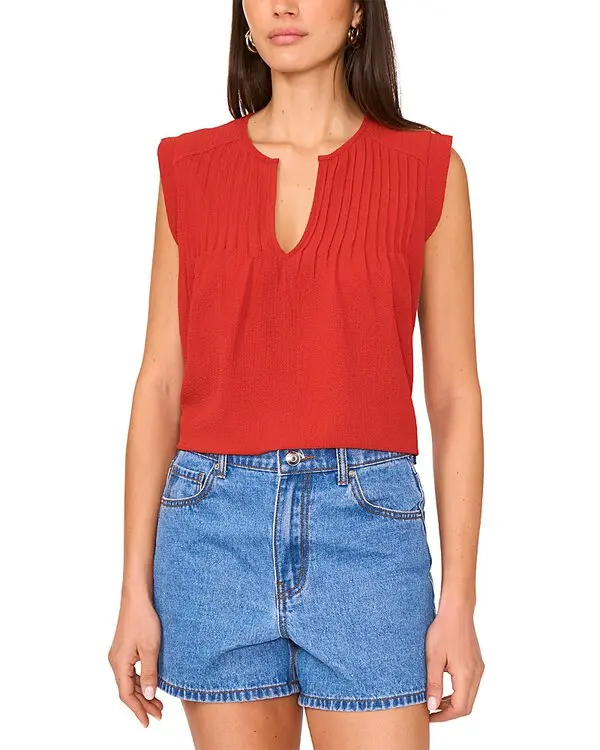 Vince Camuto Pintucked Top
