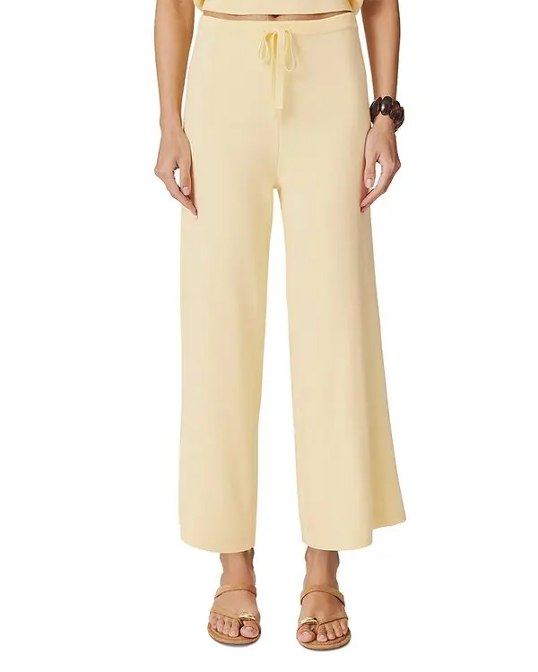 Splendid Christa Crop Sweater Pants - Honeysuckle