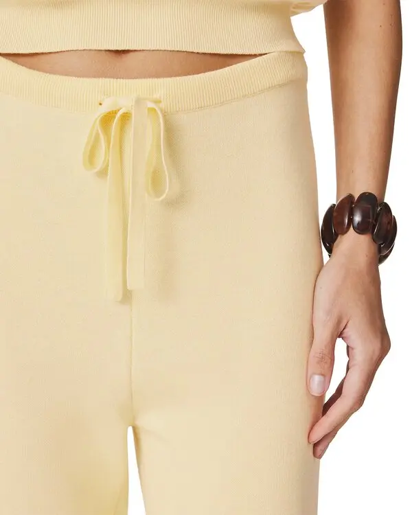 Splendid Christa Crop Sweater Pants - Honeysuckle
