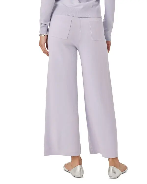 Splendid Christa Cropped Sweater Pants - Lavender