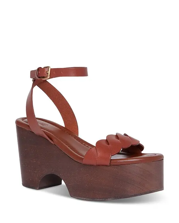 Paige Romy Platform Sandals - Whisky