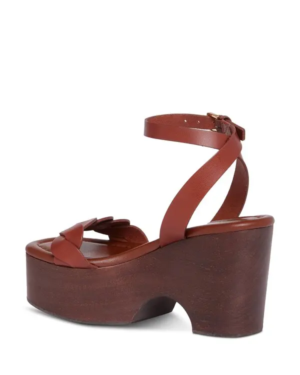 Paige Romy Platform Sandals - Whisky