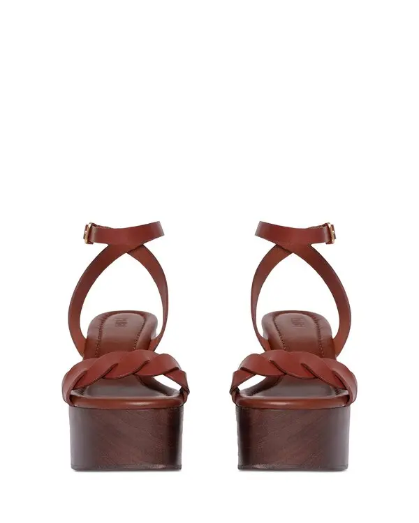 Paige Romy Platform Sandals - Whisky