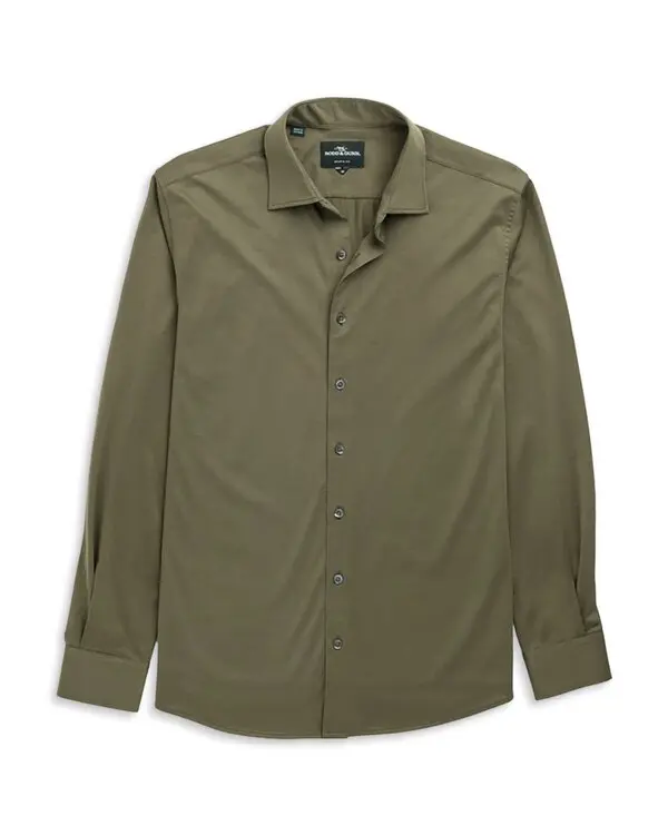 Rodd & Gunn Ascot Park Long Sleeve Slim Fit Shirt - Khaki