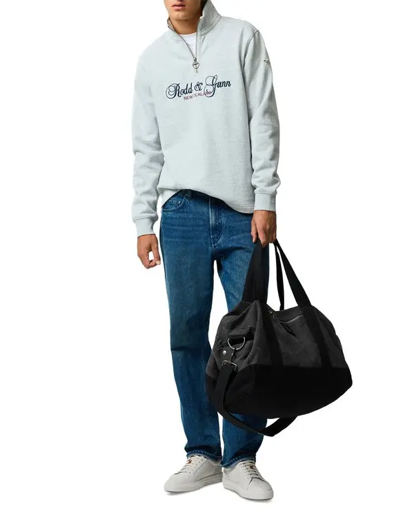 Rodd & Gunn Jubilee Quarter-zip Sweatshirt - Ash