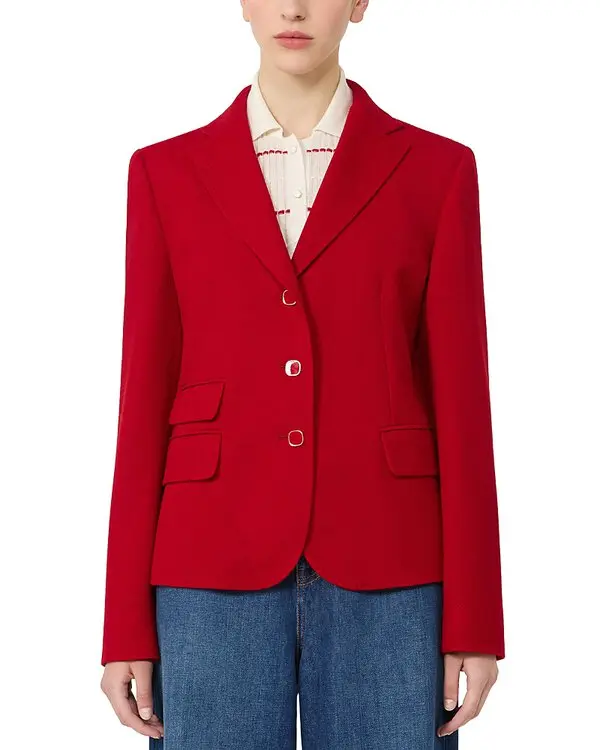 Max Mara Mstemiro Blazer - Red