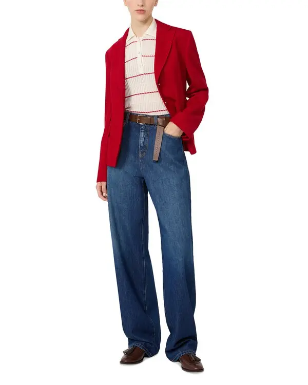 Max Mara Mstemiro Blazer - Red