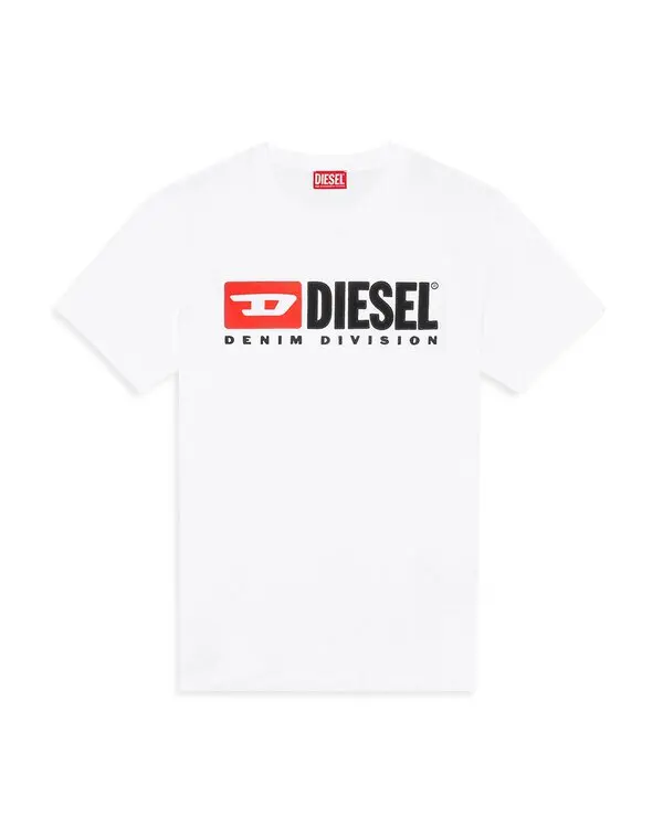DIESEL® Relaxed Fit Logo Graphic T-shirt - White