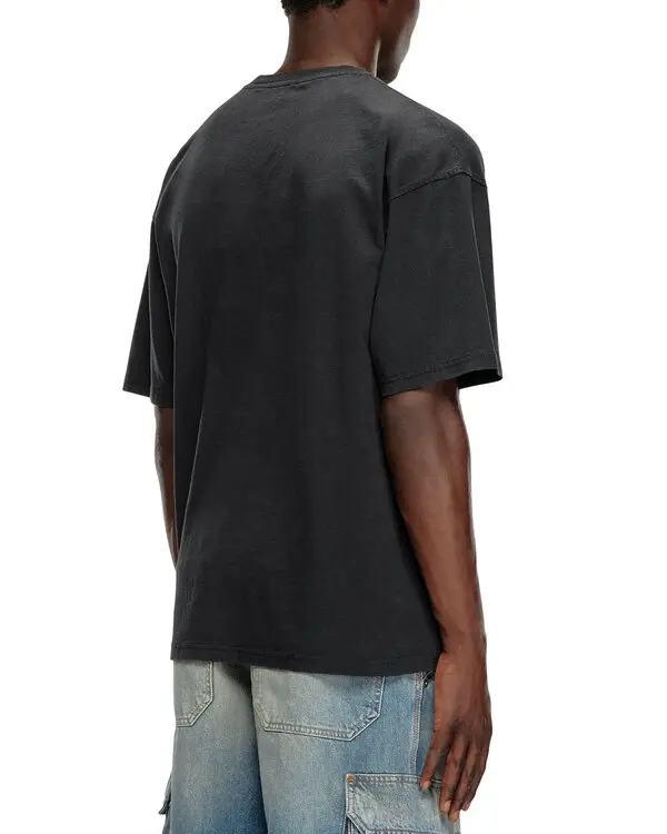 DIESEL® Relaxed Fit Logo Graphic T-shirt - Black