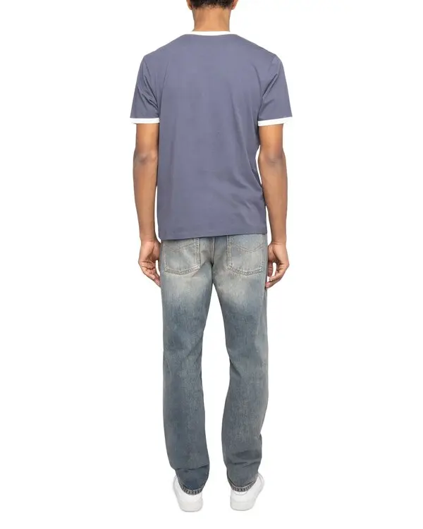 Zadig&Voltaire Woody Logo Ringer T-shirt - Storm