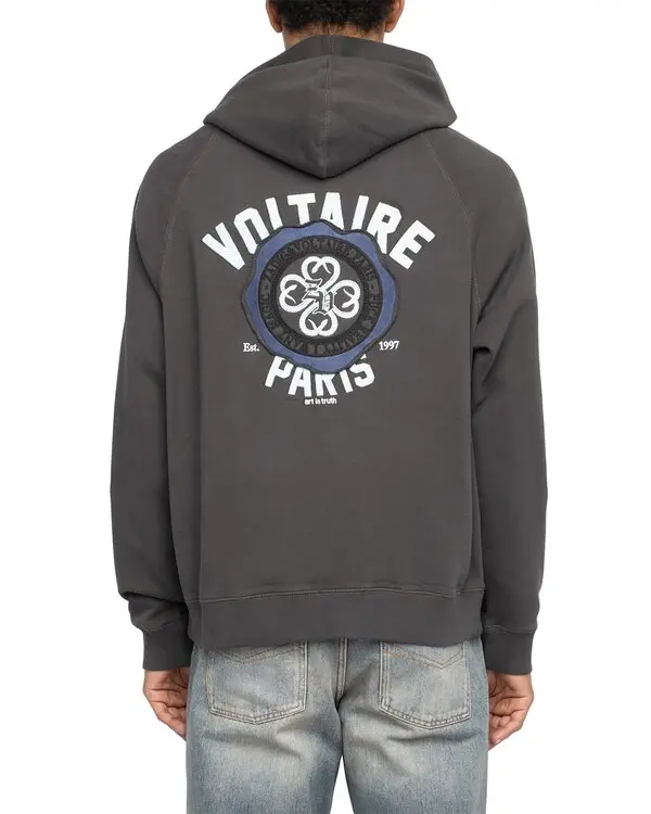 Zadig&Voltaire Georgio Logo Graphic Hoodie - Carbone