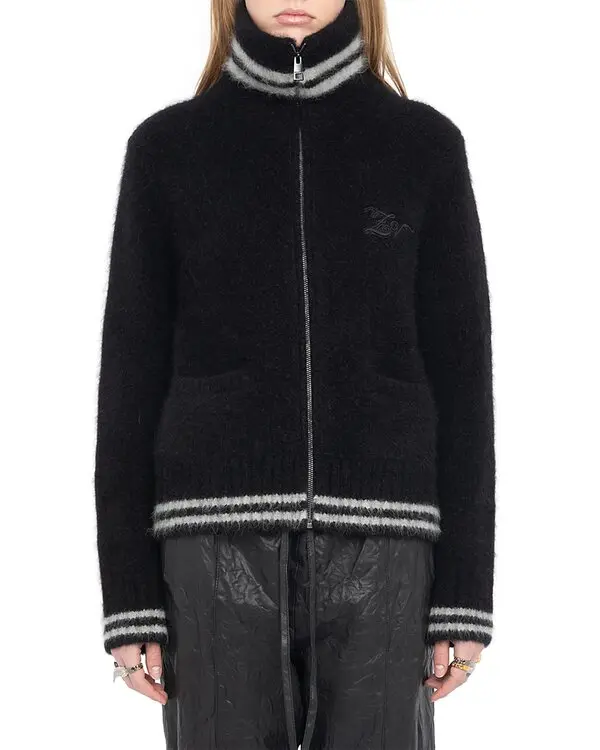 Zadig&Voltaire Gildas Mohair Blend Coat