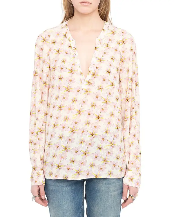 Zadig&Voltaire Torny V-neck Tunic - Pear