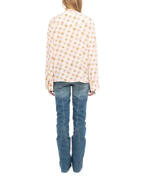 Zadig&Voltaire Torny V-neck Tunic - Pear