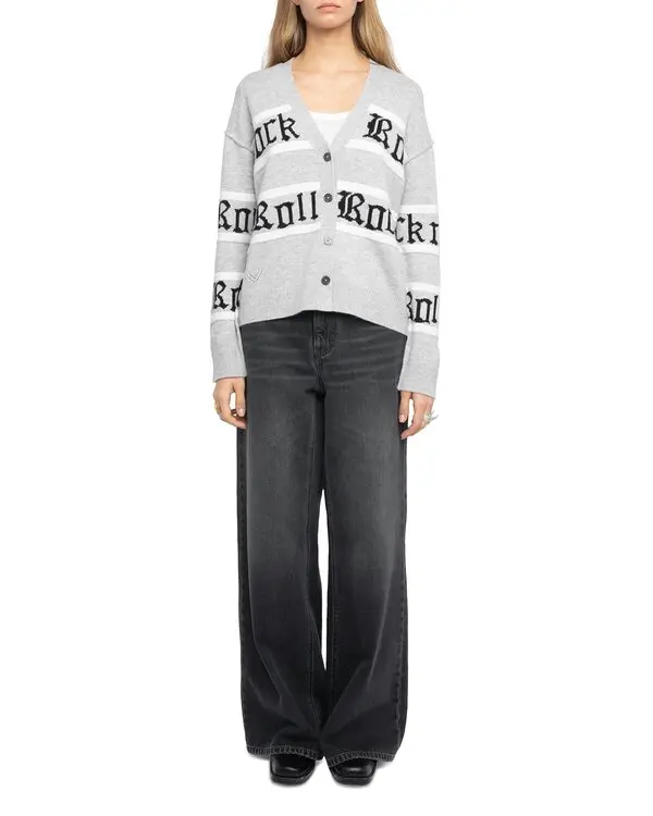 Zadig&Voltaire Wool-blend V-neck Cardigan